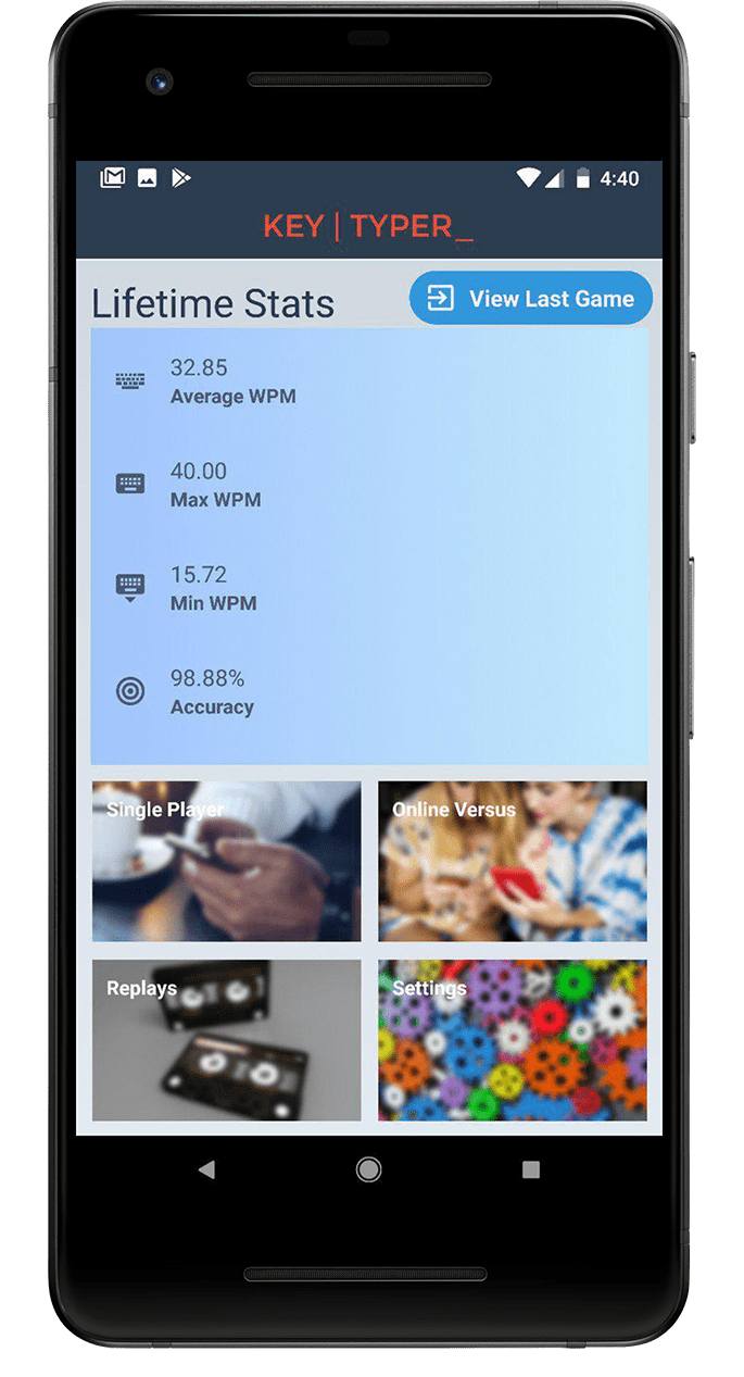 KeyTyper - Mobile Typing Game