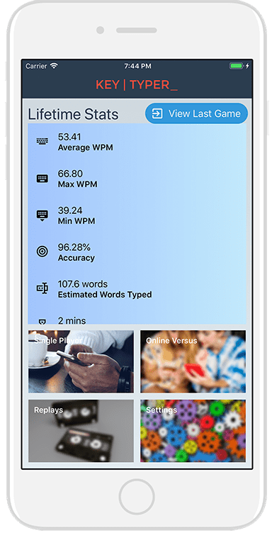 KeyTyper - Mobile Typing Game
